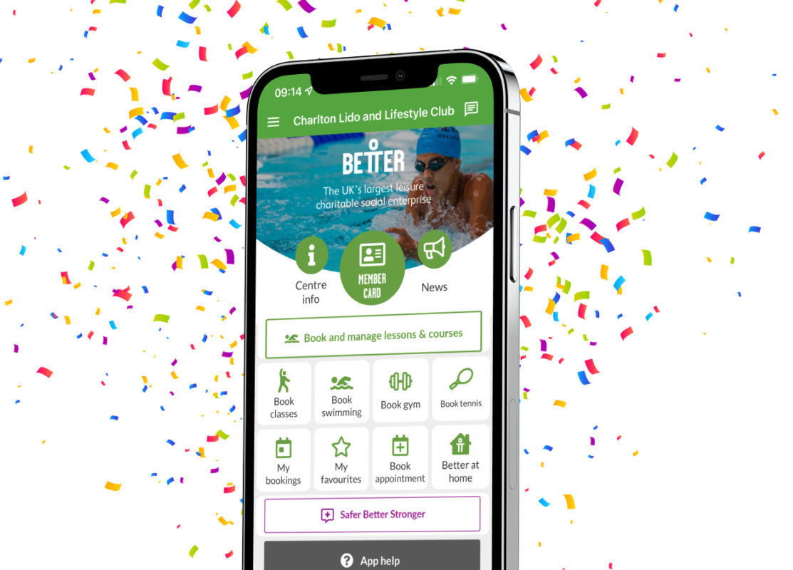 GLL Better UK App passes 1 million downloads - myFitApp